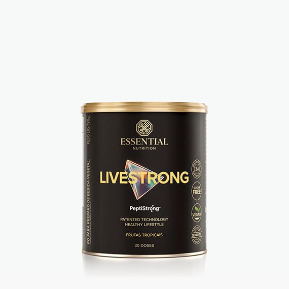 LIVESTRONG FRUTAS TROPICAIS LATA 180G ESSENTIAL – Fast Nutri
